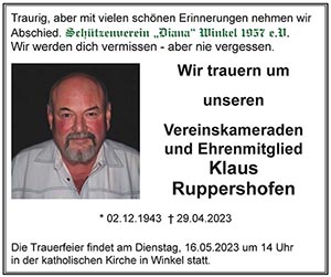 Ehrenmitglieder Diana Winkel e.V.